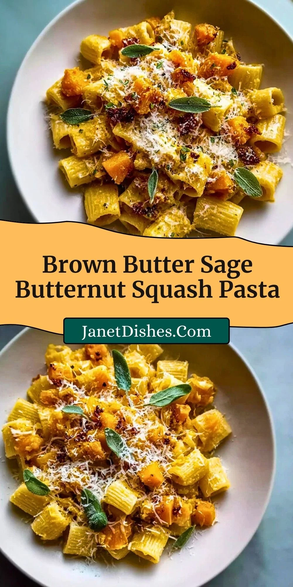 Brown Butter Sage Butternut Squash Pasta