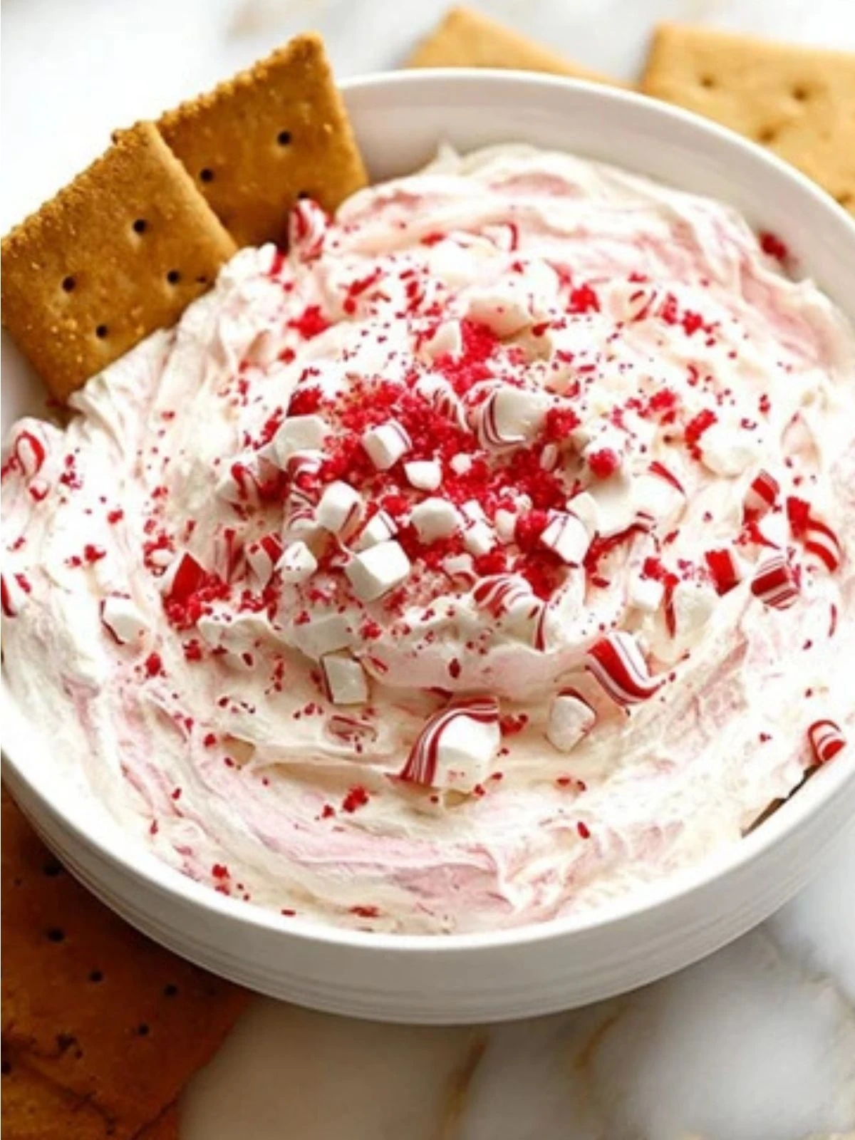 Christmas Peppermint Fluff Dip