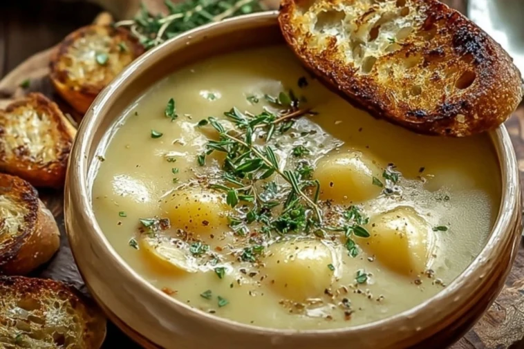 Delicious Country French Garlic Soup