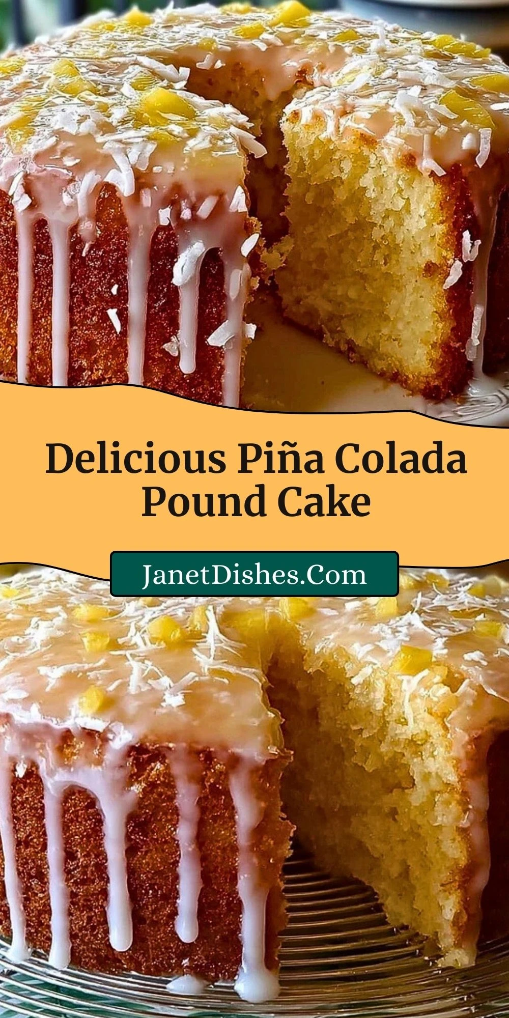 Delicious Piña Colada Pound Cake