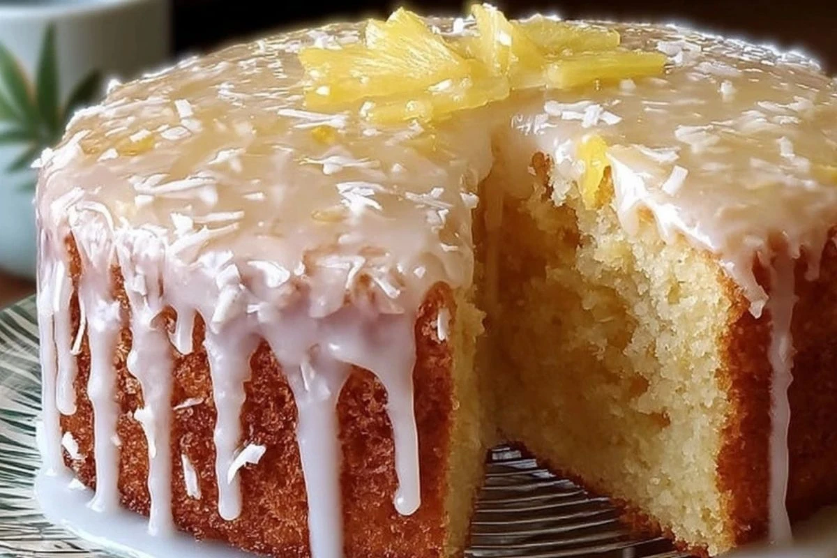 Delicious Piña Colada Pound Cake