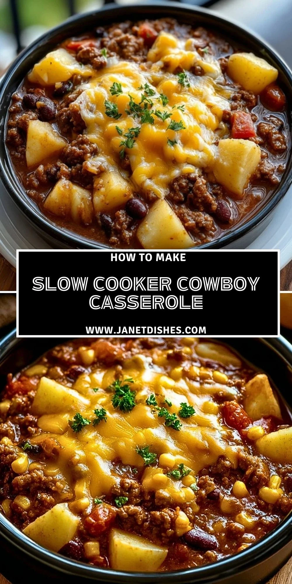 Slow Cooker Cowboy Casserole