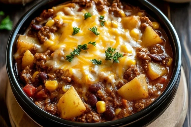 Slow Cooker Cowboy Casserole