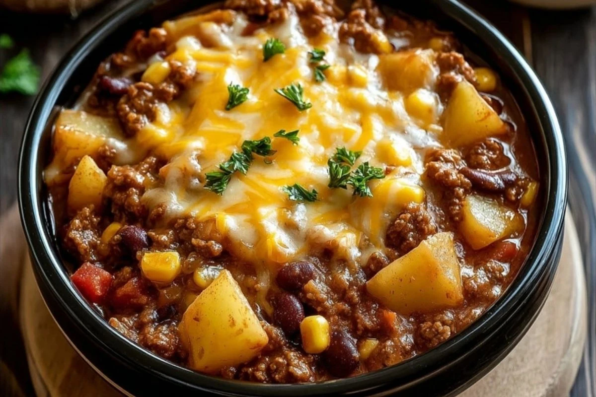 Slow Cooker Cowboy Casserole