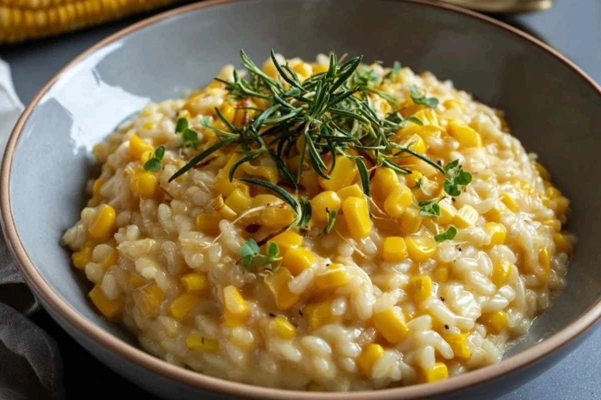 Sweet Corn Risotto