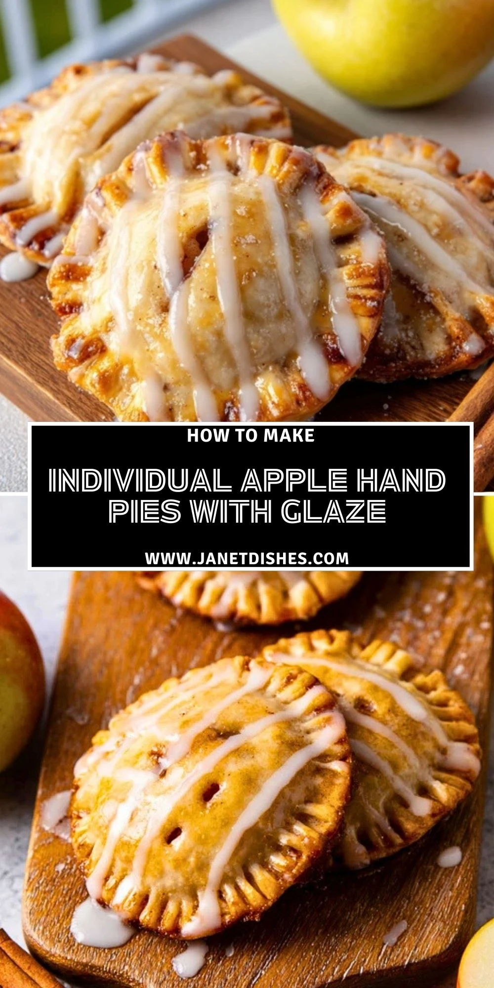 Individual Apple Hand Pies with Glaze