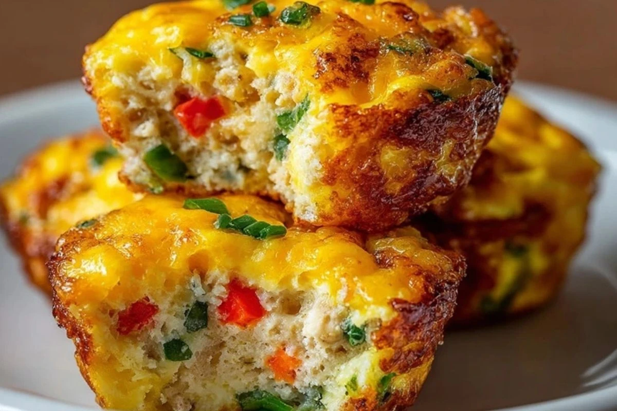 Cheesy Protein Egg Muffins