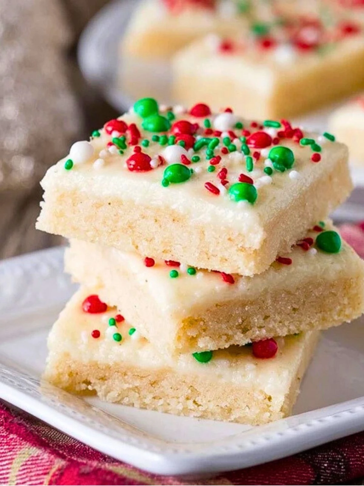 Christmas Sugar Cookie Bars