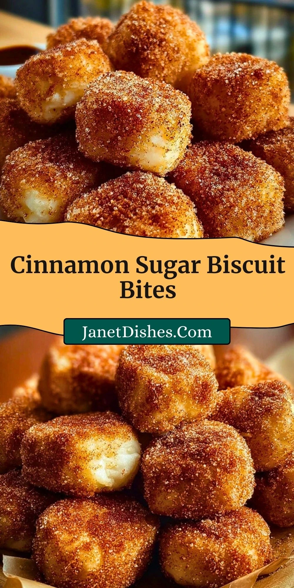 Cinnamon Sugar Biscuit Bites