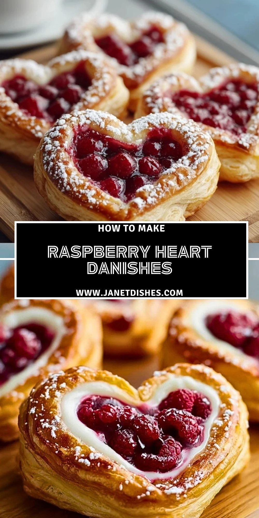 Raspberry Heart Danishes